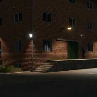 Placeable Wall Lights v1.1 FS22 Mod | Farming Simulator 22 Mod