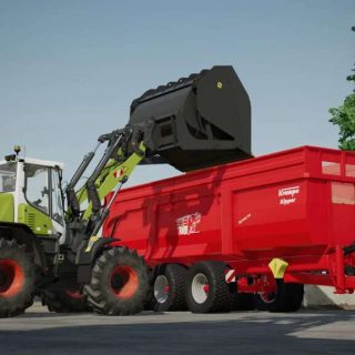 Reschke High Dump Bucket v1.0 FS22 Mod | Farming Simulator 22 Mod
