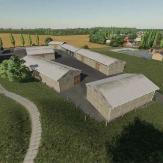 Salvage Halls Package v1.2 FS22 Mod | Farming Simulator 22 Mod