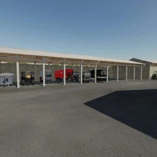 Salvage Halls Package v1.2 FS22 Mod | Farming Simulator 22 Mod