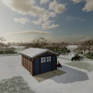 Small Workshop Garage And Gas Station For Your Farm v1.0 FS22 Mod ...