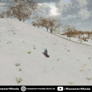 Snow Sled v1.0 FS22 Mod | Farming Simulator 22 Mod