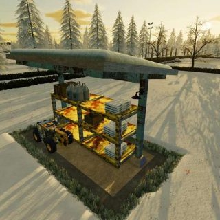 Storage Shelf v1.0 FS22 Mod | Farming Simulator 22 Mod