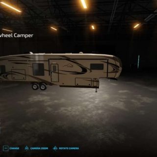 Summit 43ft Fifthwheel Camper v1.0 FS22 Mod | Farming Simulator 22 Mod