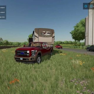 Summit 43ft Fifthwheel Camper v1.0 FS22 Mod | Farming Simulator 22 Mod