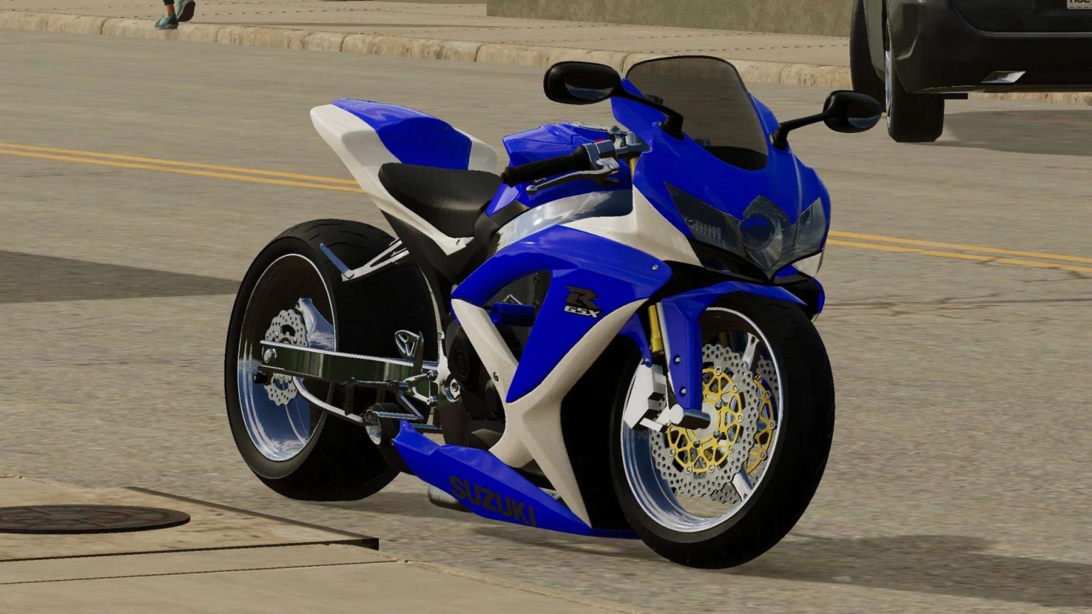 Suzuki GSXR 1000 v1.0 FS22 Mod | Farming Simulator 22 Mod