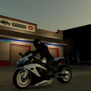 Suzuki GSXR 1000 v1.0 FS22 Mod | Farming Simulator 22 Mod