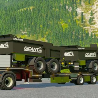 Vang 3 Axle Machine Trailer BETA v1.0 FS22 Mod | Farming Simulator 22 Mod