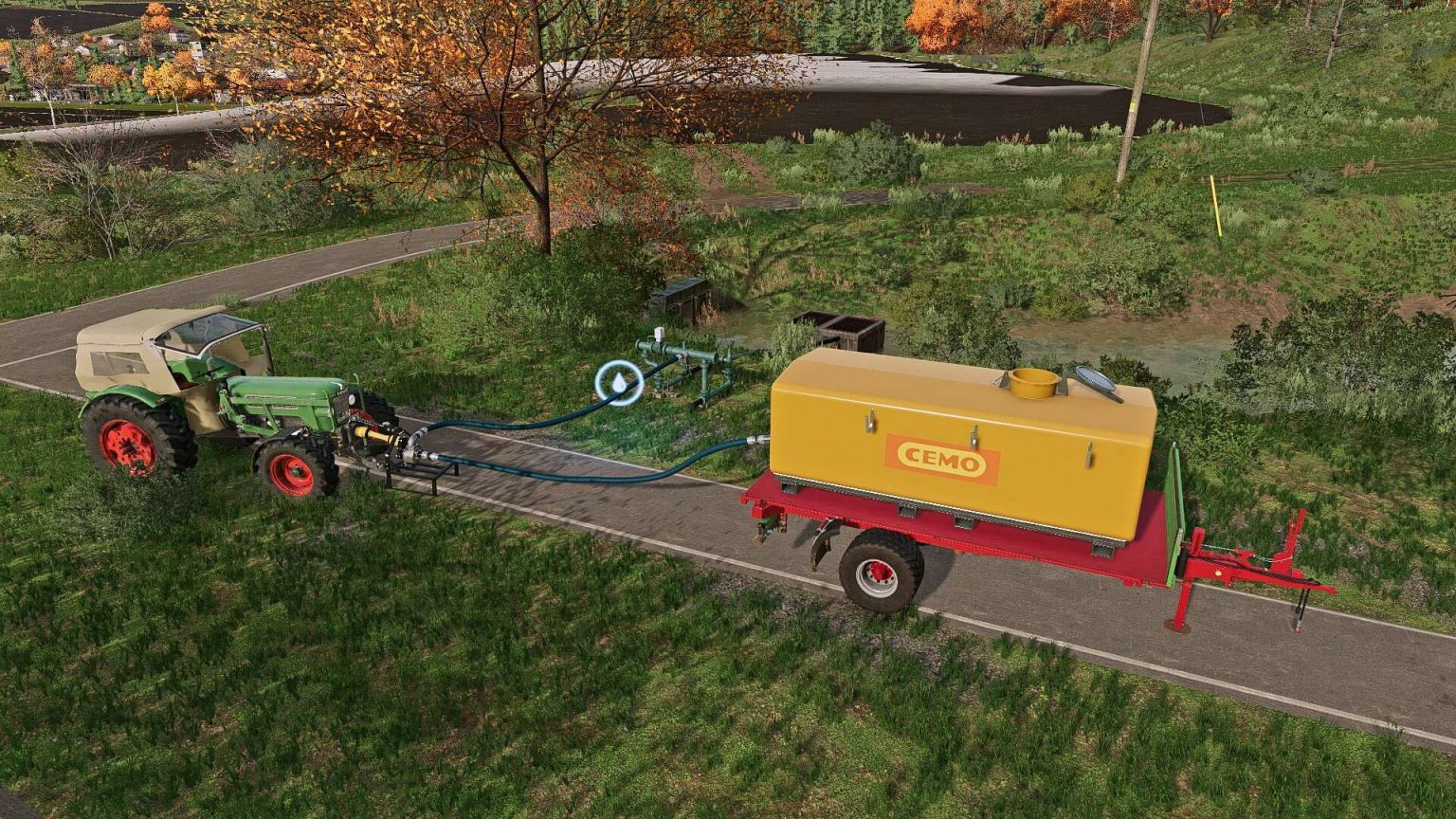 Water pump with PTO drive v1.0 FS22 Mod | Farming Simulator 22 Mod