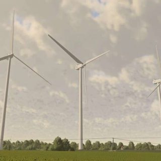Wind Turbine Pack v1.0.0.1 FS22 Mod | Farming Simulator 22 Mod
