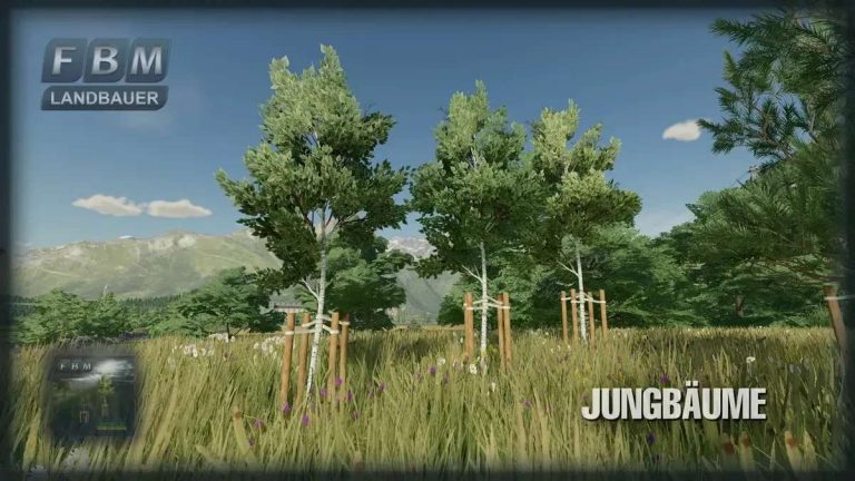 Young Trees v1.0 FS22 Mod | Farming Simulator 22 Mod