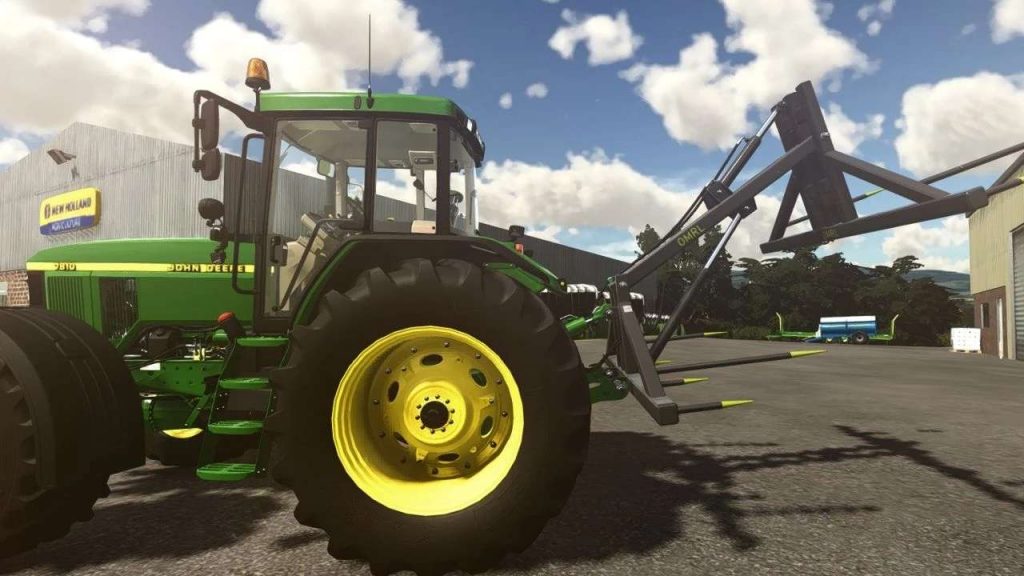 3 Point Hitch Bale Fork v1.0.0.1 FS22 Mod | Farming Simulator 22 Mod