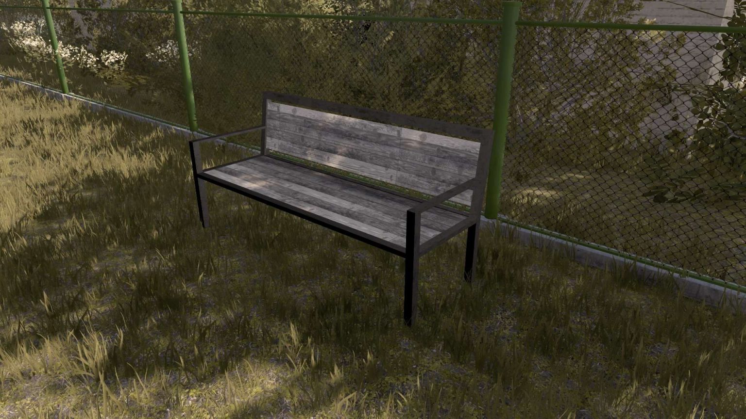 Bench object v1.0 FS22 Mod | Farming Simulator 22 Mod