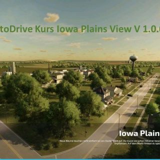 AutoDrive Iowa Plains View v1.0.0.8 FS22 Mod | Farming Simulator 22 Mod