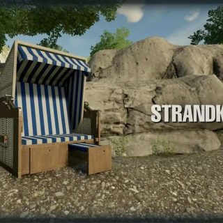 Beach Chair v1.0 FS22 Mod | Farming Simulator 22 Mod