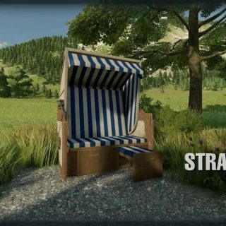 Beach Chair v1.0 FS22 Mod | Farming Simulator 22 Mod