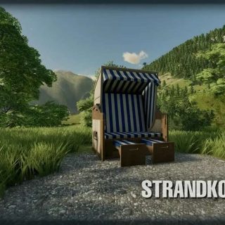 Beach Chair v1.0 FS22 Mod | Farming Simulator 22 Mod