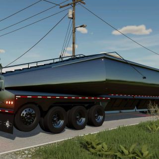 Beall Bullet Quad Axle Belly Dump v1.0 FS22 Mod | Farming Simulator 22 Mod