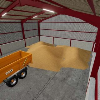 British Style Grain Barns v1.0 FS22 Mod | Farming Simulator 22 Mod
