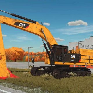 CAT 390 FL v1.0 FS22 Mod | Farming Simulator 22 Mod