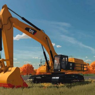 CAT 390 FL v1.0 FS22 Mod | Farming Simulator 22 Mod