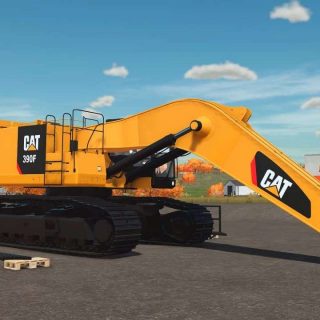 CAT 390 FL v1.0 FS22 Mod | Farming Simulator 22 Mod