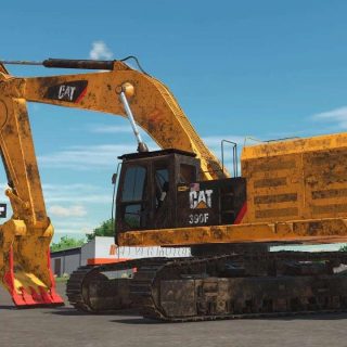 CAT 390 FL v1.0 FS22 Mod | Farming Simulator 22 Mod