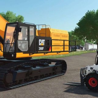 CAT 390 FL v1.0 FS22 Mod | Farming Simulator 22 Mod