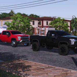 Chevrolet Silverado 3500 v2.0 FS22 Mod | Farming Simulator 22 Mod