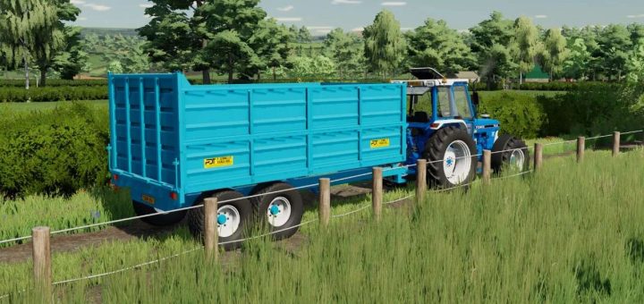 Custom Horse Trailer v1.0 FS22 Mod | Farming Simulator 22 Mod