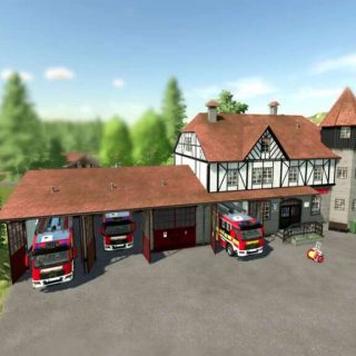 Fire Department v1.0 FS22 Mod | Farming Simulator 22 Mod