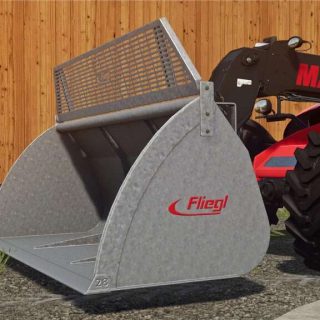 Fliegl GRS Volume Shovel Pack v1.1 FS22 Mod | Farming Simulator 22 Mod