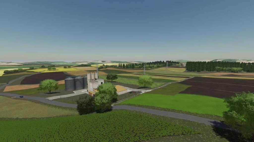 Gwiedzin Map v1.0 FS22 Mod | Farming Simulator 22 Mod