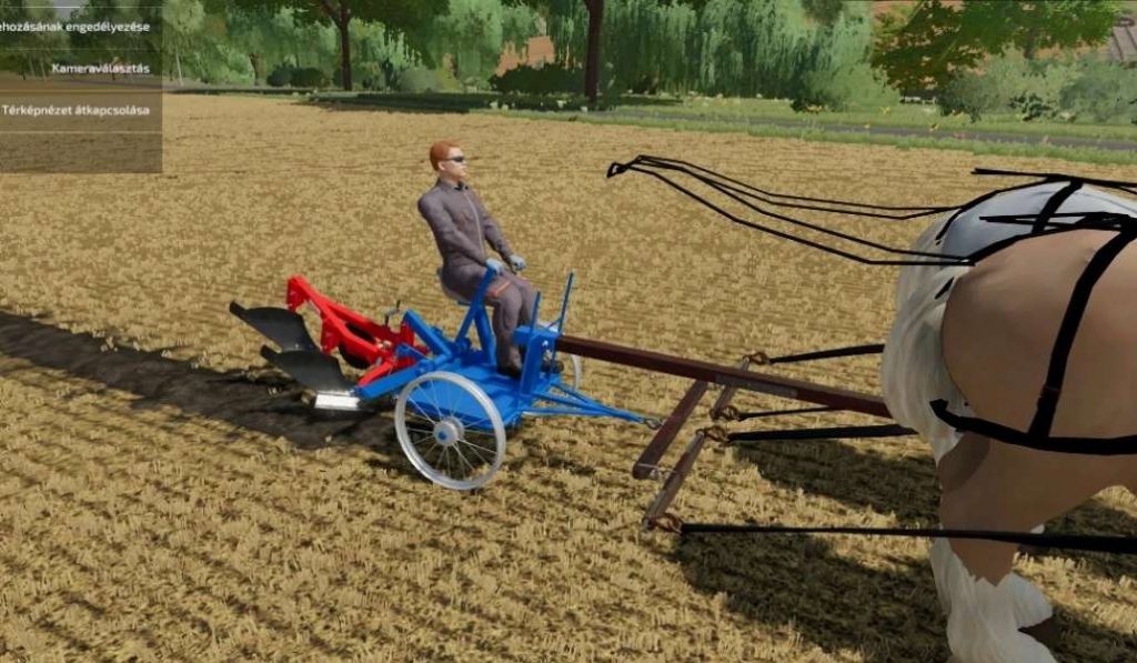 Horse carriage and Fortcart v1.0 FS22 Mod | Farming Simulator 22 Mod