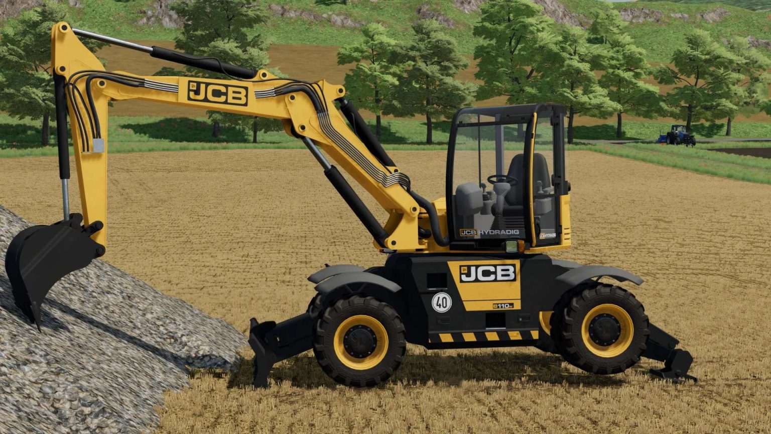 JCB Hydradig 110W v1.0 FS22 Mod | Farming Simulator 22 Mod