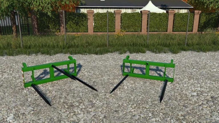 John Deere Bale Spear Pack v1.0 FS22 Mod | Farming Simulator 22 Mod