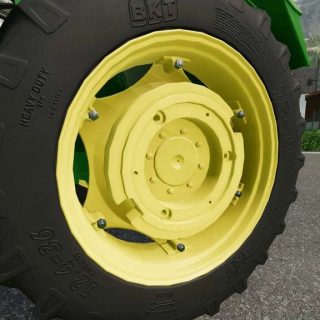 John Deere Wheel Weights (Prefab) v1.0 FS22 Mod | Farming Simulator 22 Mod