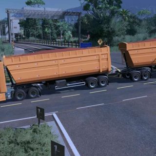 Lizard Dumper Roadtrain v1.0 FS22 Mod | Farming Simulator 22 Mod