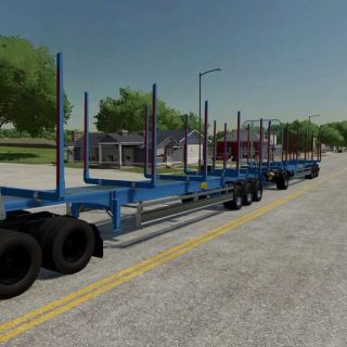 Lizard Timber Trailer v1.0 FS22 Mod | Farming Simulator 22 Mod