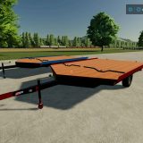 Open deck sled Trailer CHS v1.0 FS22 Mod | Farming Simulator 22 Mod