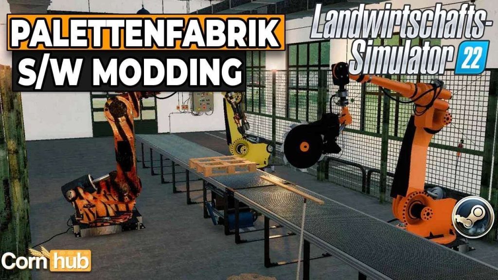 Pallet production v1.0 FS22 Mod | Farming Simulator 22 Mod