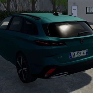 Peugeot 308 SW 2022 v1.0 FS22 Mod | Farming Simulator 22 Mod