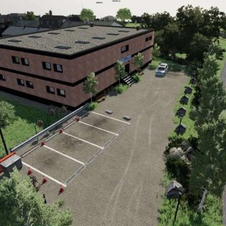 Police station v1.1 FS22 Mod | Farming Simulator 22 Mod