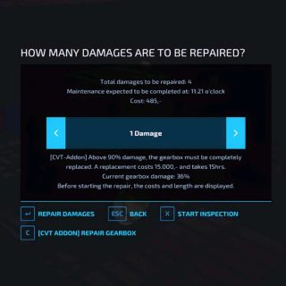 Realistic Damage System v0.9.0.8 FS22 Mod | Farming Simulator 22 Mod