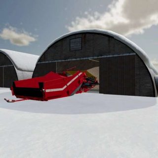 Reinforced Quonset Sheds For Woodchips v1.0 FS22 Mod | Farming ...
