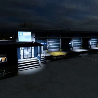 Shipping Warehouse v1.0 FS22 Mod | Farming Simulator 22 Mod