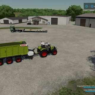 Show Fill Level Name v1.0 FS22 Mod | Farming Simulator 22 Mod