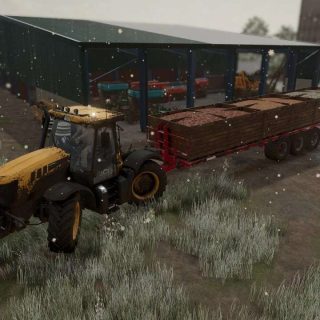 Techmagri TransTruck Vegetable Boxes v1.0 FS22 Mod | Farming Simulator ...