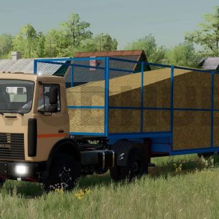 Trailer straw v1.0 FS22 Mod | Farming Simulator 22 Mod