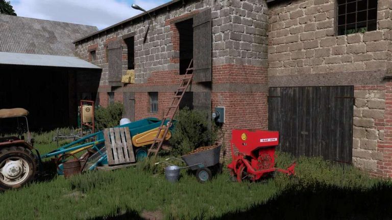 Two-wheel Barrow v1.0 FS22 Mod | Farming Simulator 22 Mod